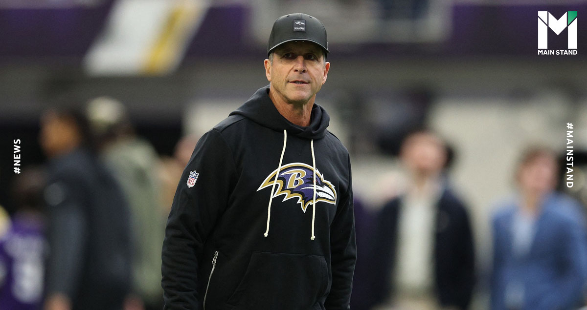 เรฟเว่นส์ ปลด จอห์น ฮาร์บอห์ เหตุขัดแย้ง ลามาร์ แจ็คสัน แถมทีมอดเข้าเพล ...